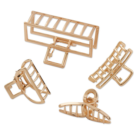 Metal Claw Clips 4pk