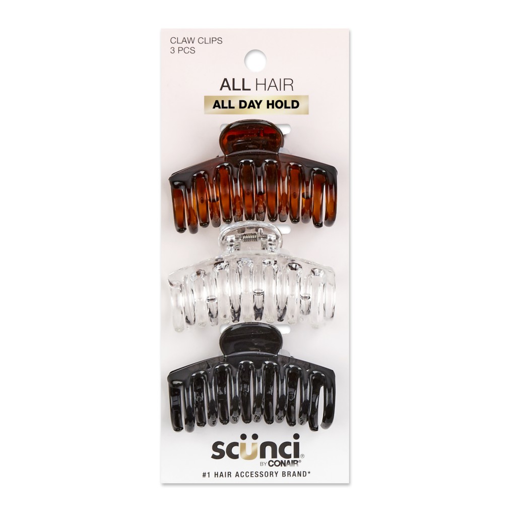 Barrel Claw Clips 3pk